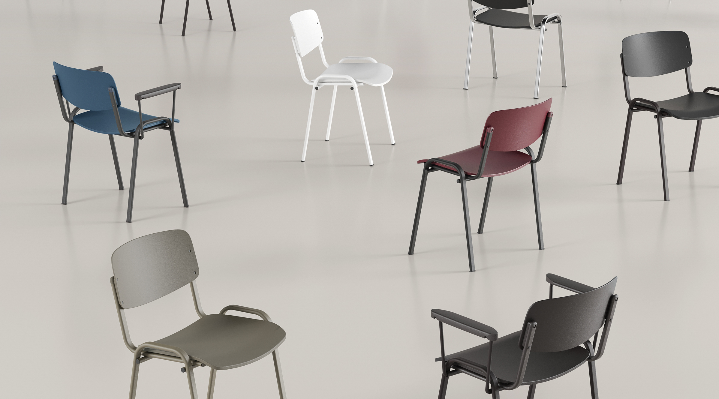 CERANTOLA: Office and Waiting Chairs, Seating Components